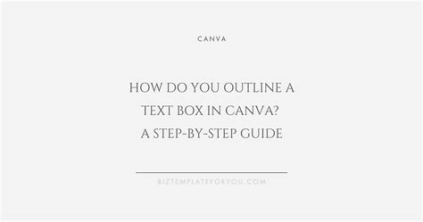 How Do You Fill A Text Box In Canva Step By Step Guide