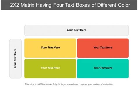 2x2 Matrix Slide Team