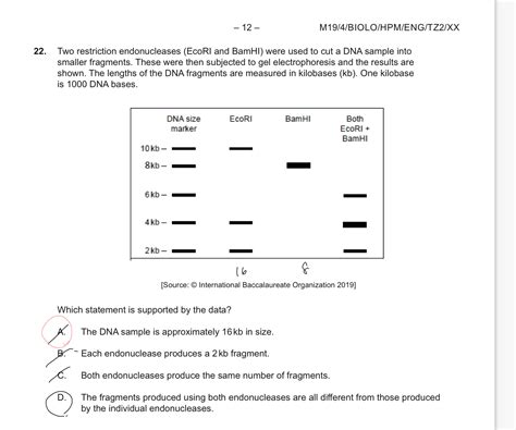 Ib Past Paper Biology 2019 22 Practice Question Solving Entermedschool Future Doctors Forums