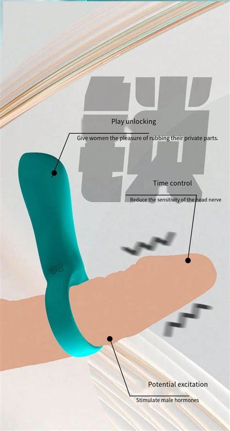 Sexy Sleeve Vibration Ring Men S Silicone Lock Couples Share Vibration Sex Toy For Adults