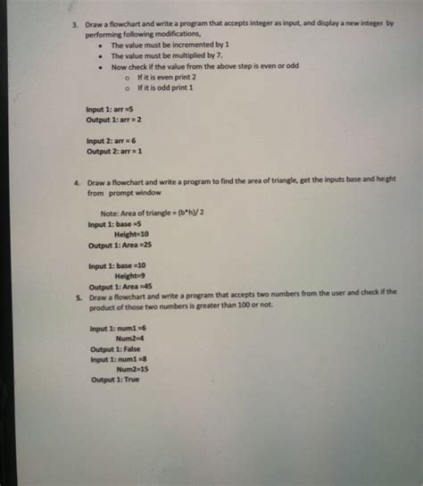 Solved 3 Draw A Flowchart And Write A Program That Accepts
