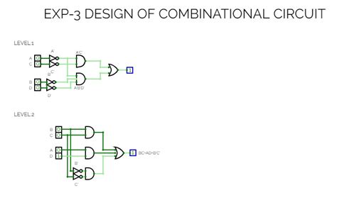 Circuitverse Exp 3 Design Of Combinational Circuits 20241cit0013