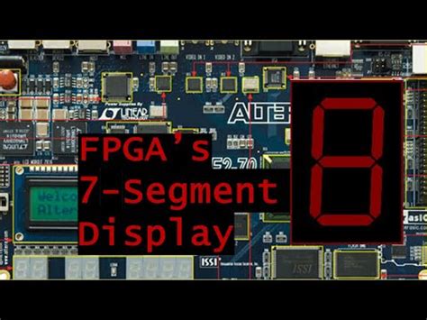 Using The Seven Segment Display On The FPGA Board DE YouTube