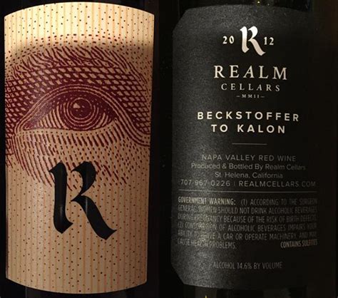 2012 Realm Cellars Cabernet Sauvignon Beckstoffer To Kalon Vineyard