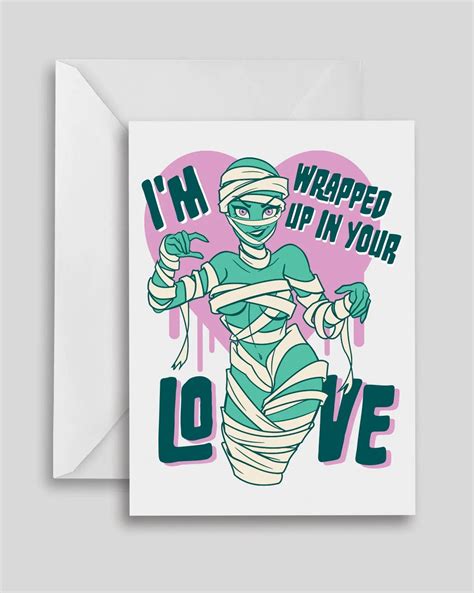 Mummy Pin Up Valentine Card Afterhoursfun