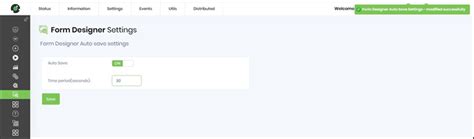 Forms Designer Settings Flowwright