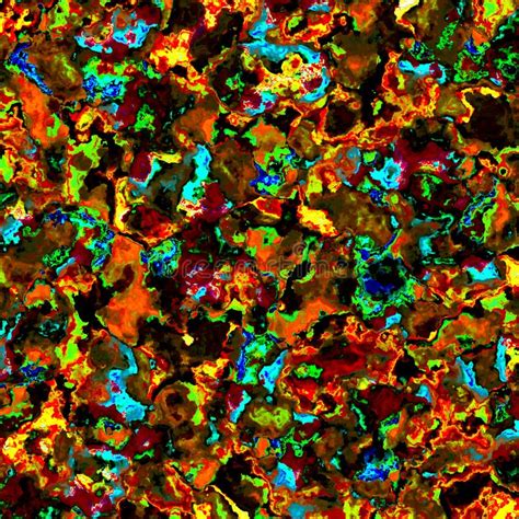 Psychedelic Colourful Pattern Unique Abstract Artwork Creative Geometrical Background Design