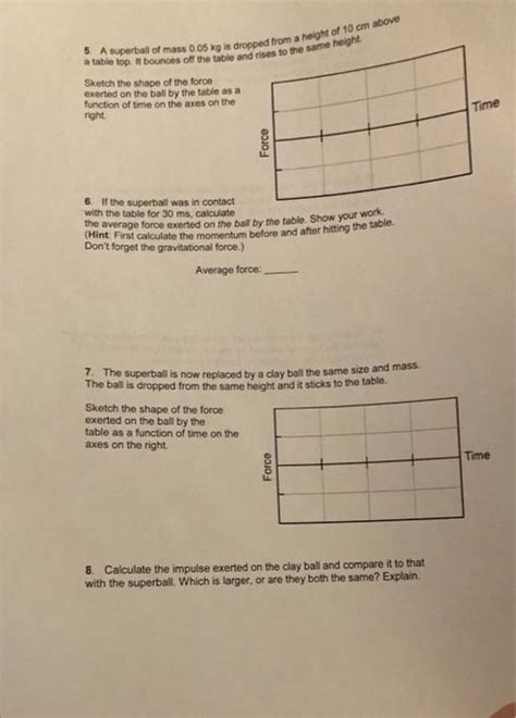 Solved Homework For Lab X One Dimensional Collisions