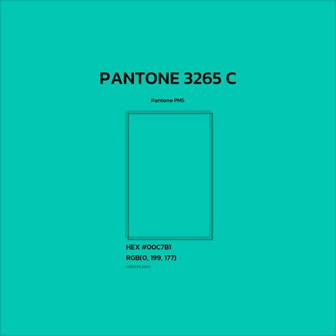 Pantone 3265 C Complementary Or Opposite Color Name And Code 00c7b1