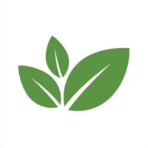 Leaf Icon Vector Design Template Simple And Clean 9674777 Vector Art At