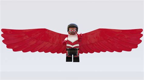 Lego Rhodey And Falcon Mini Pack 3d Model Cgtrader