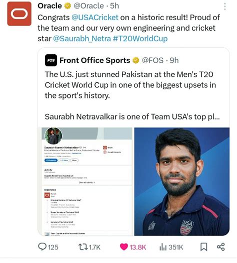 Ayush Tripathi On Linkedin T20worldcup Usavspak