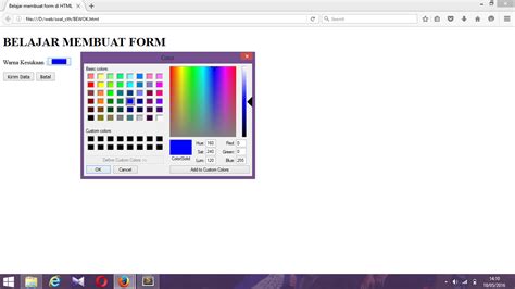 9 Tutorial Html Membuat Form Di Html Bag Iii Tutorial Programming