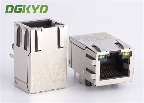 10 100 Megabit Tab Up Industrial Ethernet RJ45 Connector With PoE