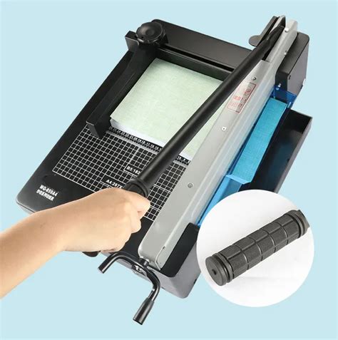 A4 헤비 듀티 수동 커터 사진 그래픽 텍스트 커터 두꺼운 명함 커터 대형 종이 커터