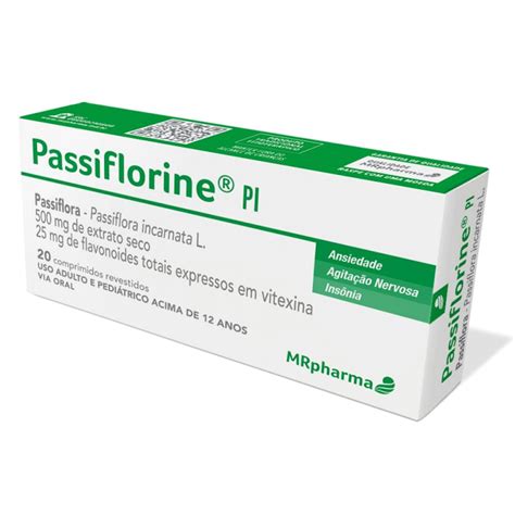 Passiflorine Pi 500mg 20 Comprimidos Em Oferta Nivele Marketplace