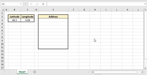 How To Perform Reverse Geocoding In Excel 5 Methods