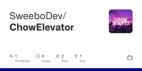 Github Sweebodevchowelevator