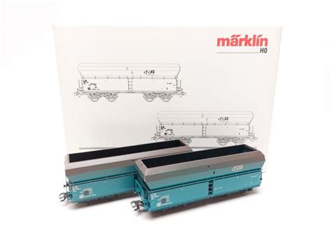 Märklin H0 46246 Model Train Freight Wagon Set 1 2x Self