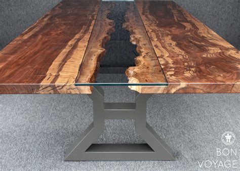 Outside The Box Handcrafted — Bon Voyage Live Edge Dining Table With