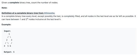 Leetcode Challenge Count Complete Tree Nodes！ 623 By Ryan Yang Medium