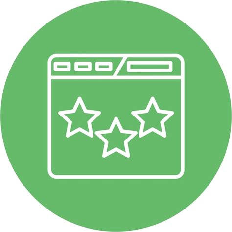 Premium Vector Page Rating Vector Illustration Style