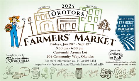 Okotoks Farmers Market 2025