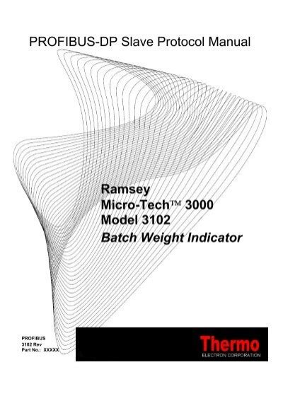 PROFIBUS DP Slave Protocol Manual Ramsey Micro Tech
