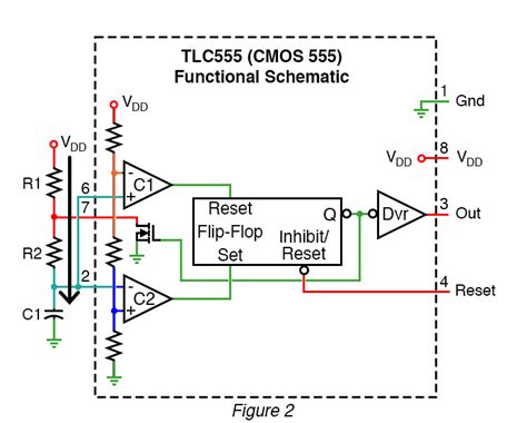 Cmos 555 Long Duration Minimum Parts Red Led Flasher 555 Timer Circuits Electronics Textbook