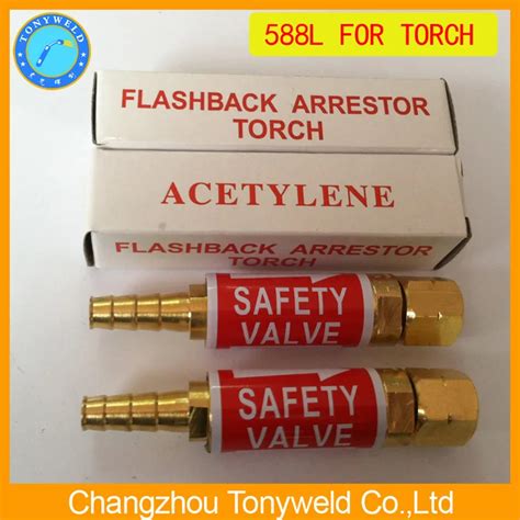 Custom Tig Welding Torch Parts 588 Flashback Arretor Oxygen And ...