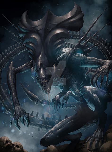 Alien Queen By Vinz El Tabanas On Deviantart