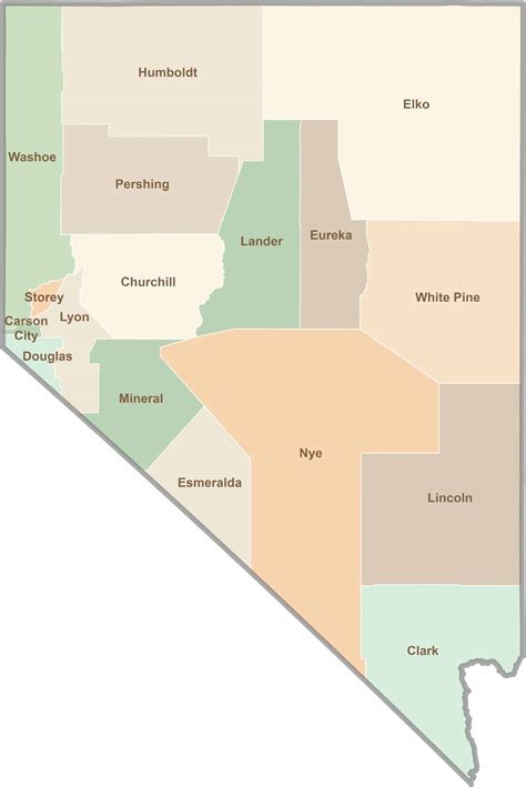 Clark County Map Nevada Us County Maps