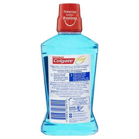 Colgate Mouthwash 500ml Total Peppermint Blast Head2toes Beauty Store Uae