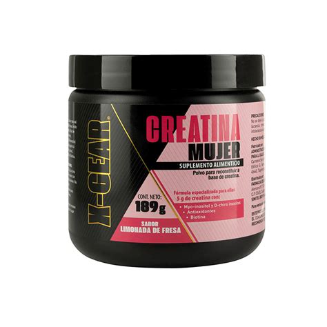 Creatina 5gr Mujer Polvo 189gr Xgear Farmacias Similares® Tienda Online