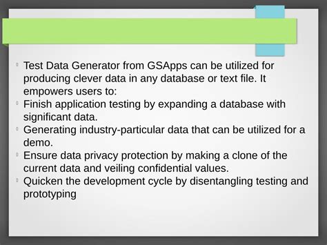 PPT Software Testing How To Generate Test Data PowerPoint Presentation ID 7495957