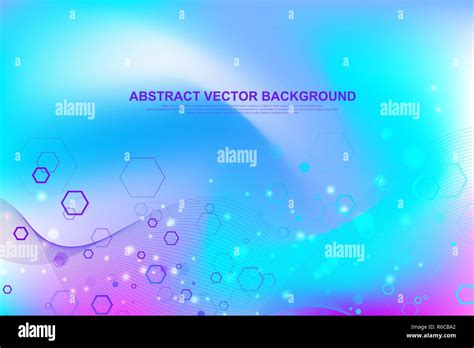 Futuristic Abstract Vector Background Blockchain Technology Deep Web Peer To Peer Network