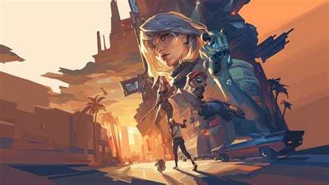 Valorant Agent Key Art Deadlock And Ep7 Key Art And Sketches Su Ke