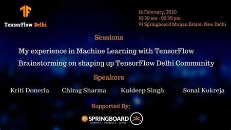 Shubham Gupta On Linkedin Tensorflow Delhi Machinelearning Deeplearning Ai