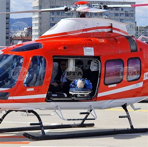 Спешната въздушна медицинска помощ реализира първата си мисия транспортиран е пациент от Шумен