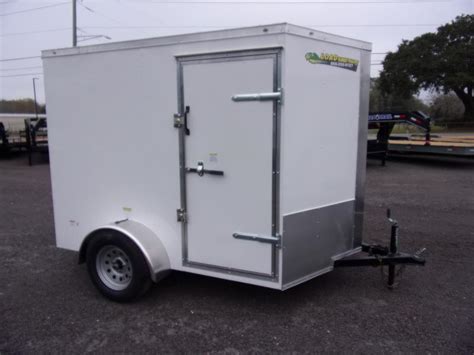 125481 5x8 Enclosed Cargo Trailer Lrt Haulers And Trailers 5 X 8 In