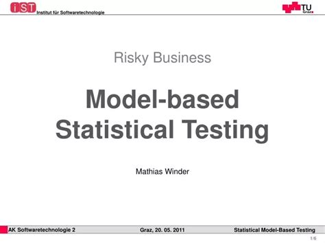 PPT Model Based Statistical Testing PowerPoint Presentation Free