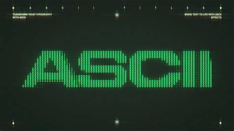 Ascii Typography Premiere Pro Templates · Easyedit Stock