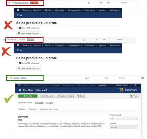 Error Archivo XML No Cargado Al Ingresar A Plantilla Asignada