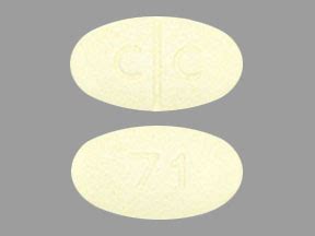 C71 Pill Pink Oval Pill Identifier