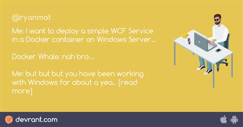 windows server me i want to deploy a simple wcf service in a docker
