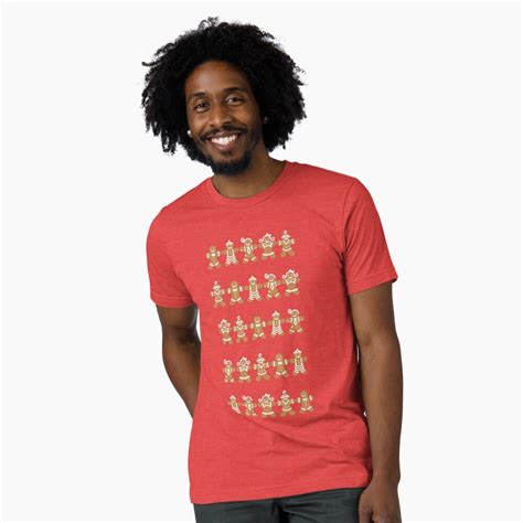 Gingerbread Cookie Garland Red Variant Classic T Shirt For Sale By