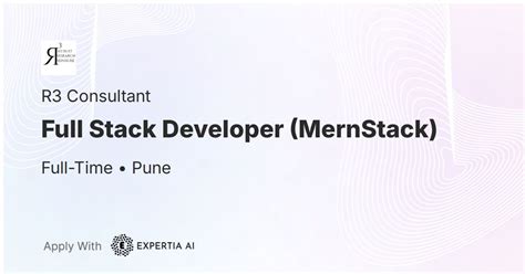 Full Stack Developer Mernstack Job Pune Mid Level