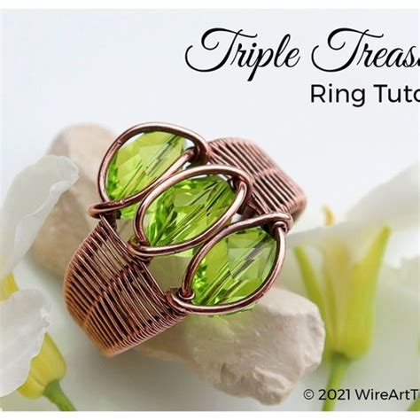 Wire Wrap Tutorialwire Wrapping Pattern Wirearttutorials Etsy