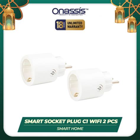 Onassis Smart Bundling Smart Socket Plug C1 Wifi 2pcs Lazada Indonesia