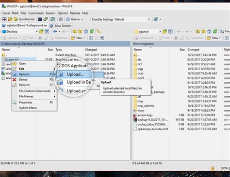 How To Establish A Sftp Connection To Your Website Via Winscp